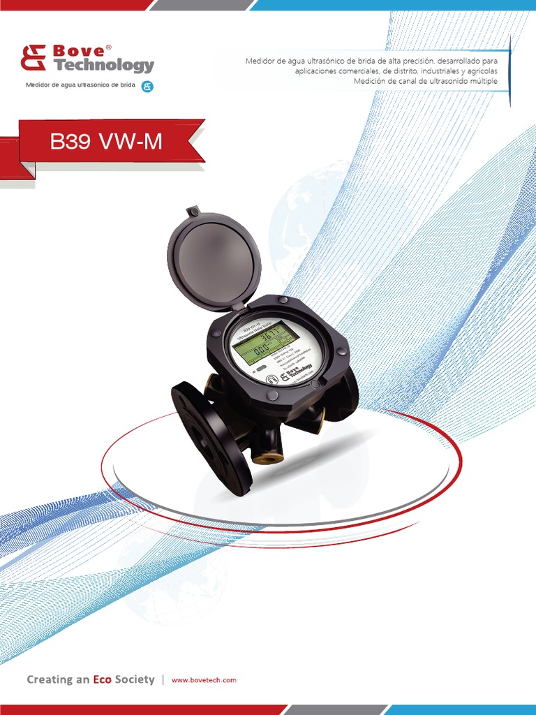 Ficha Técnica Macromedidor Ultrasónico | PDF | Ultrasonido | Ingeniería mecánica