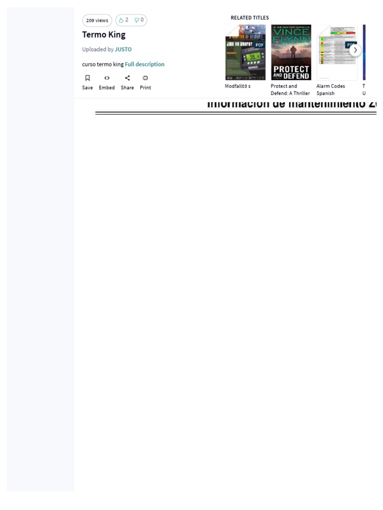 PDF Termo King DL | PDF