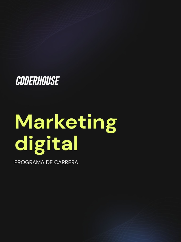 Carrera de Marketing Digital | Descargar gratis PDF | Tecnologías de la información | Informática
