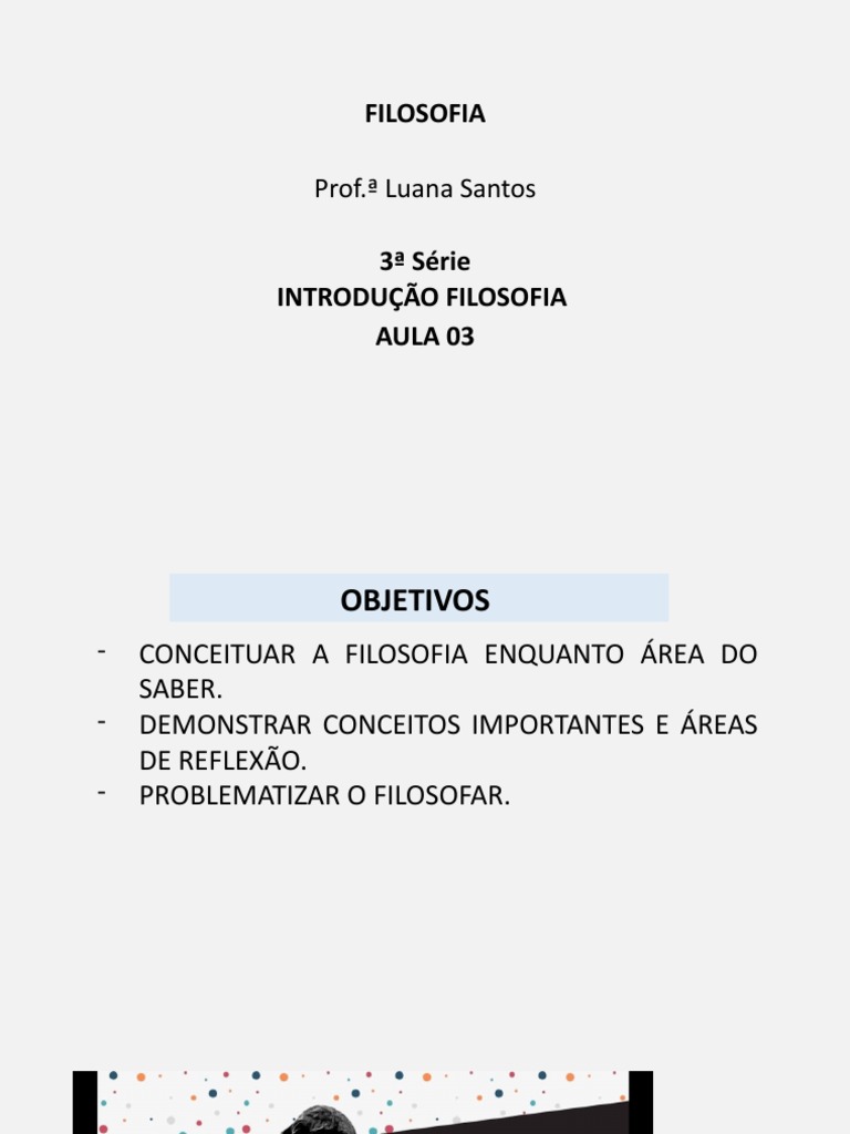 filosofia 3 ano 09.03 | PDF