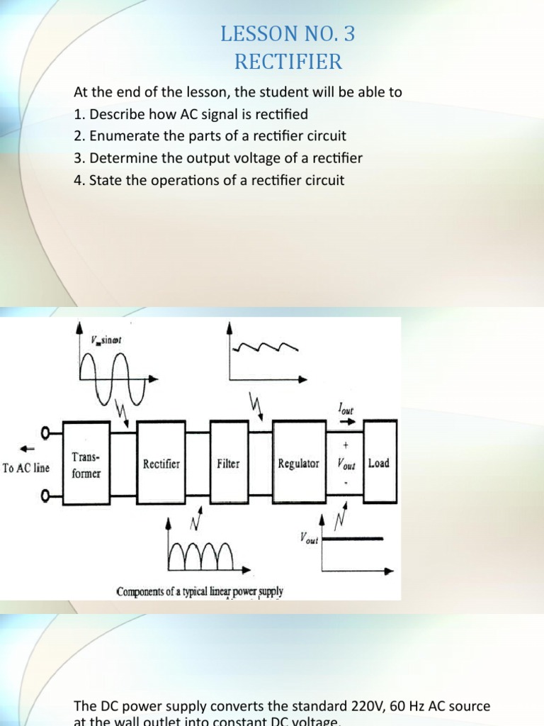 Understanding Rectifiers and Filters | PDF | Rectifier | Electronic Filter