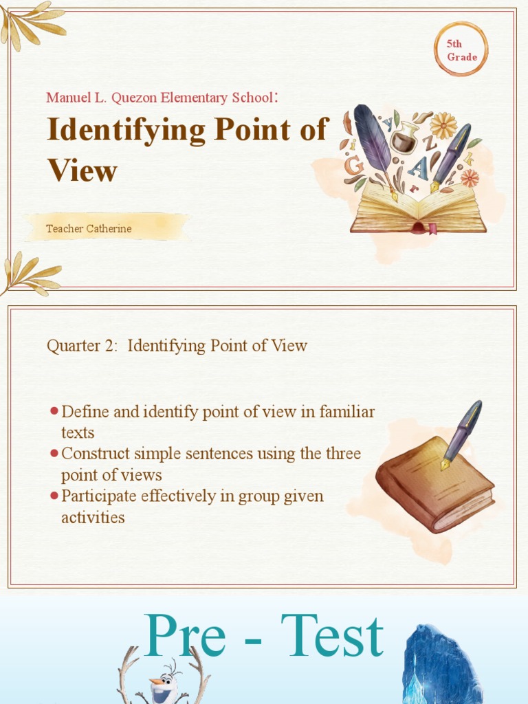 5th Grade Point of View Activities | PDF
