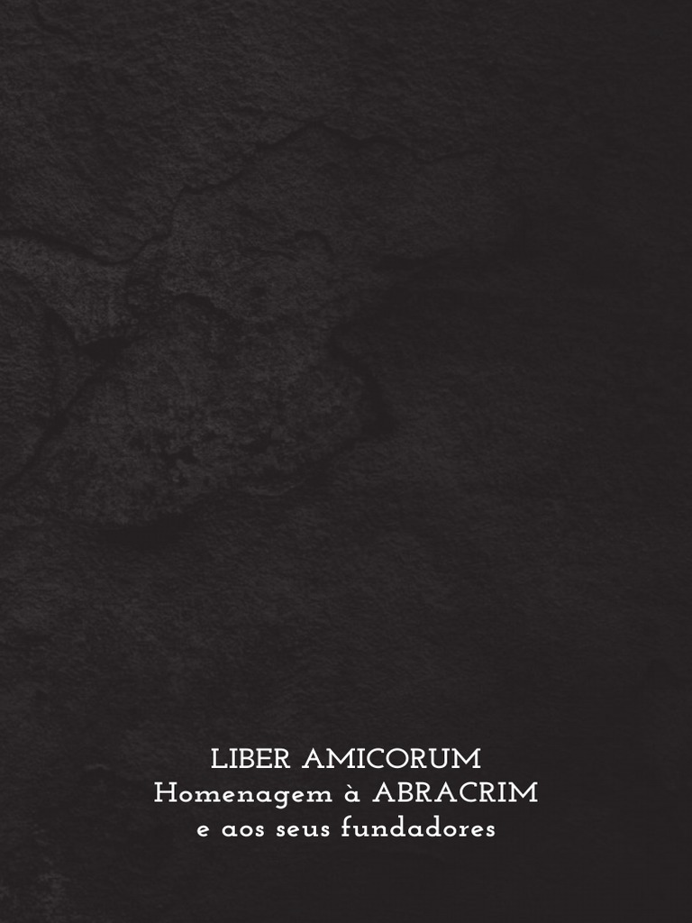 Homenagem à ABRACRIM e Fundadores | PDF | Procedimento criminal | Advogado