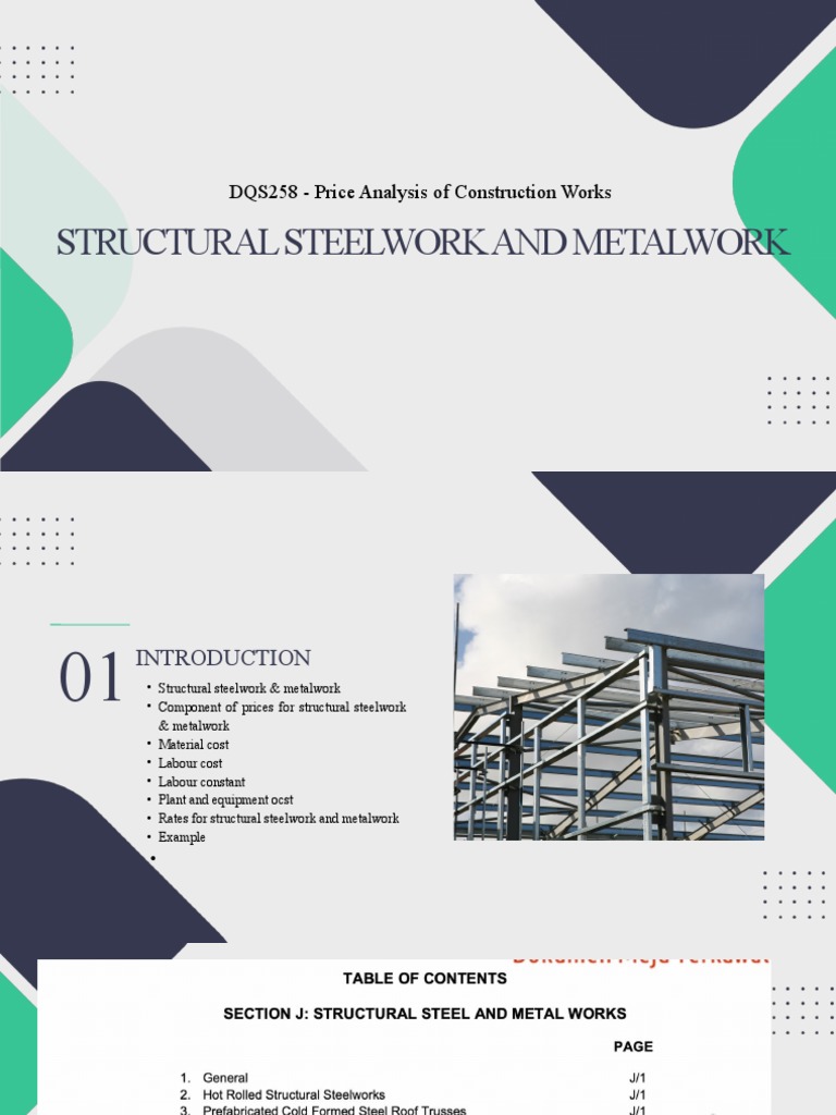 DQS258 - Structural Steelwork & Metalwork | PDF