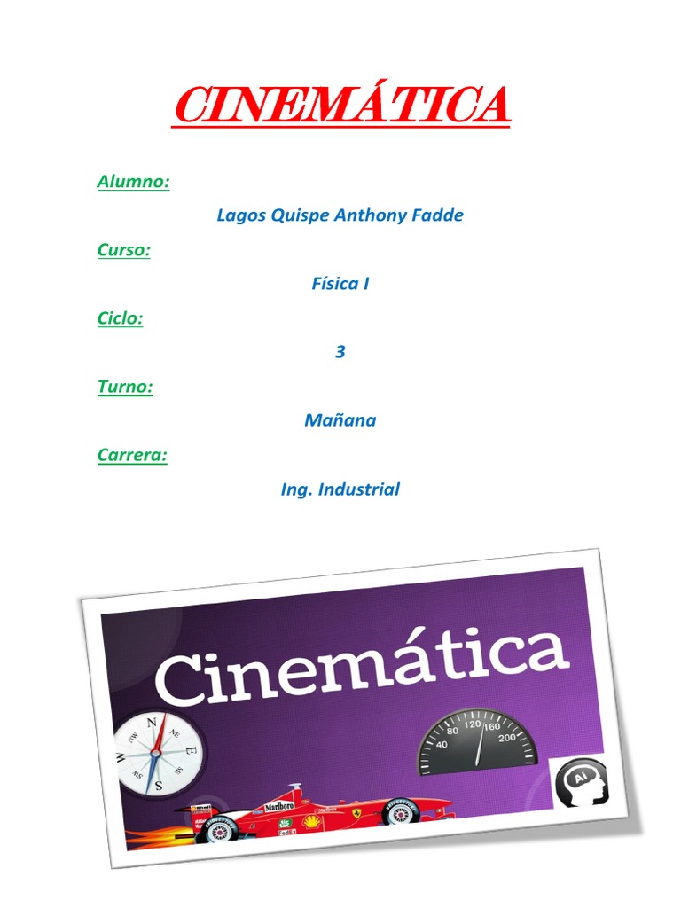 Cinematica Conceptos Basicos | PDF