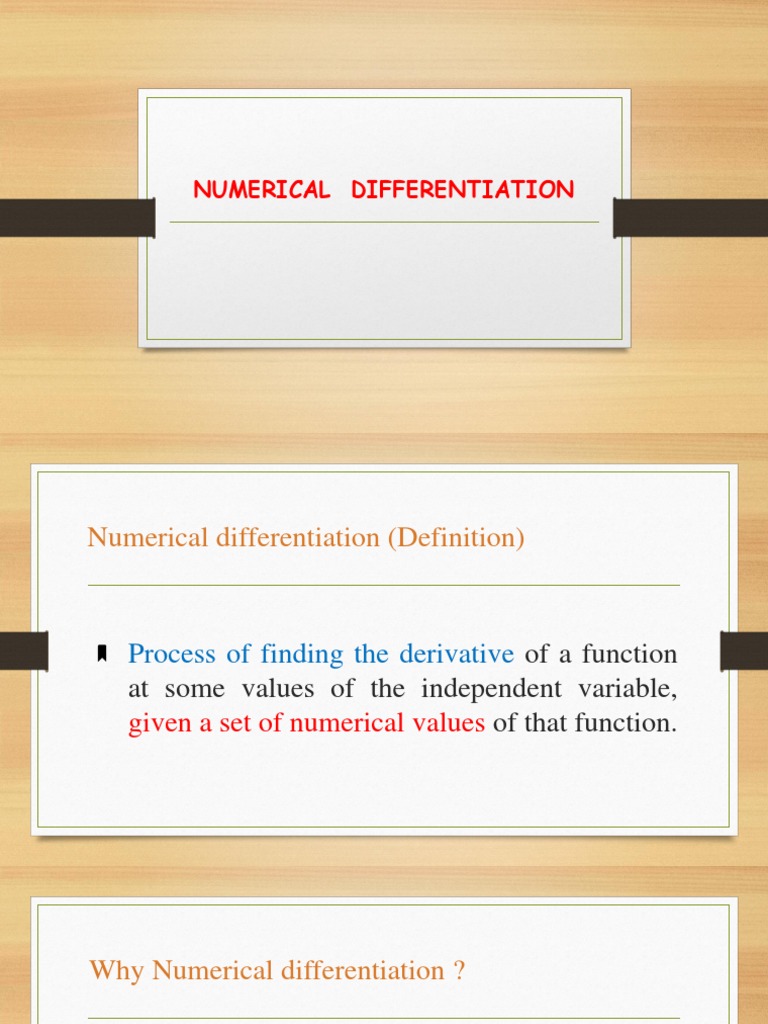 Unit IV (Numerical Differentiation) - More Problems | PDF