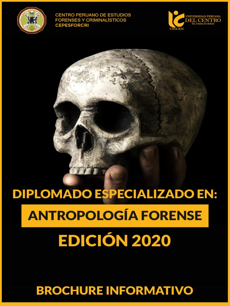 Brochure 2020 Antrop | PDF | Antropología | Experto