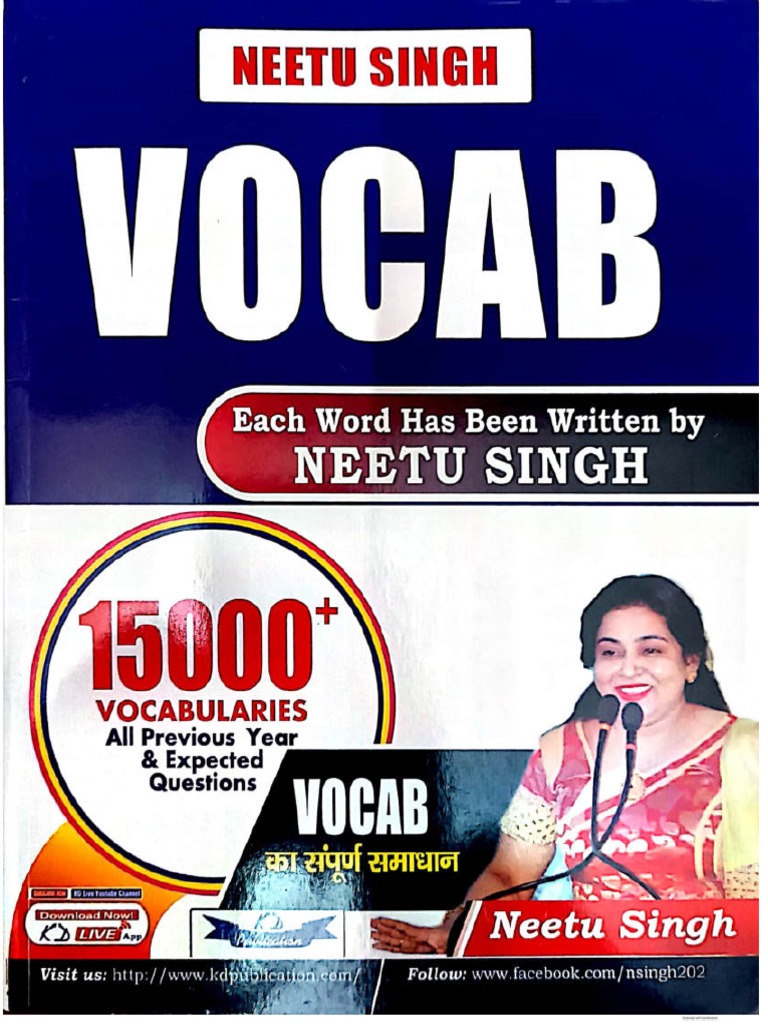 Neetu Singh Vocab Book | PDF Neetu Singh Vocab Book | PDF