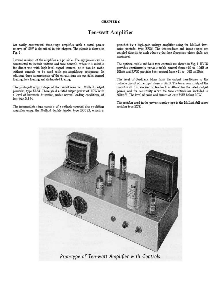 Mullard 5 10watt Amp | PDF