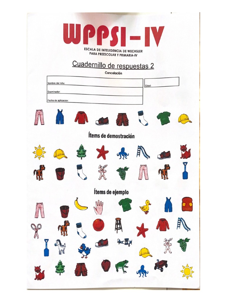 Escala de Inteligencia de Wechsler | PDF