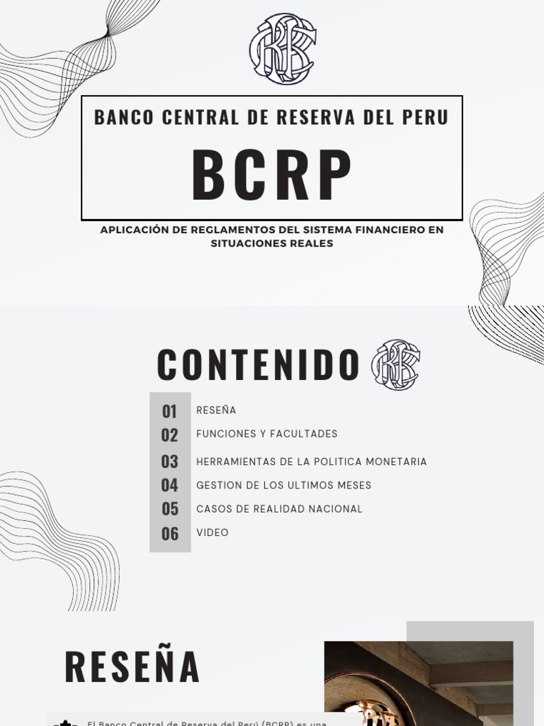 Funciones del BCRP en la Economía Peruana | PDF | Comercio | Servicios ...