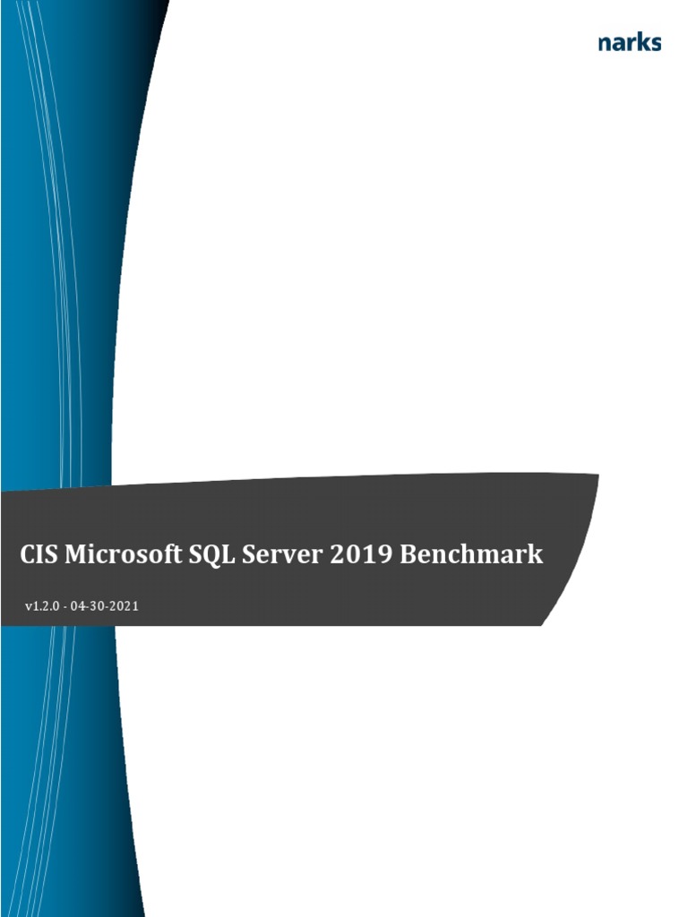 CIS Microsoft SQL Server 2019 Benchmark v1.2.0 | PDF | Port (Computer ...