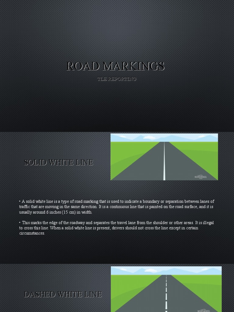 Road Markings | PDF | Pedestrian Crossing | Traffic