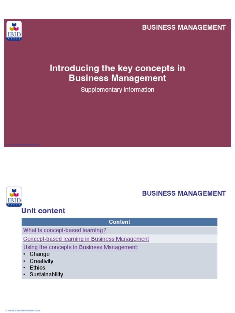 1 Four Concepts IA Description | PDF | Learning | Sustainability