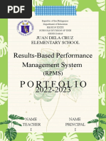 RPMS Template SY 2022-2023 | PDF | Learning | Educational Assessment