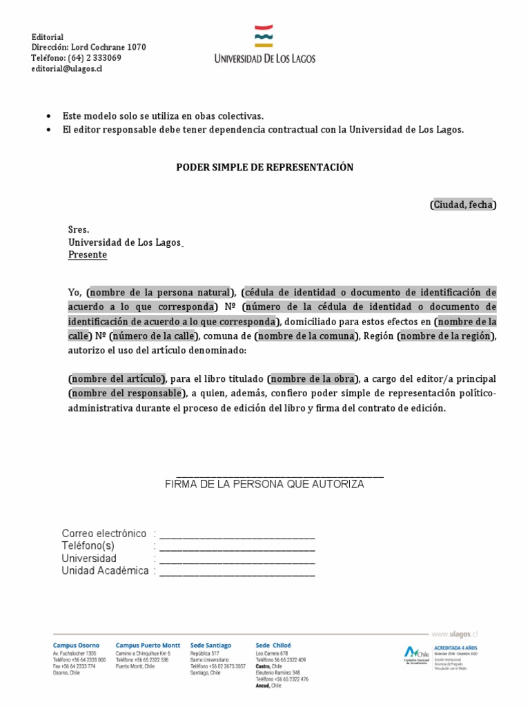 Poder Simple de Representacion | PDF