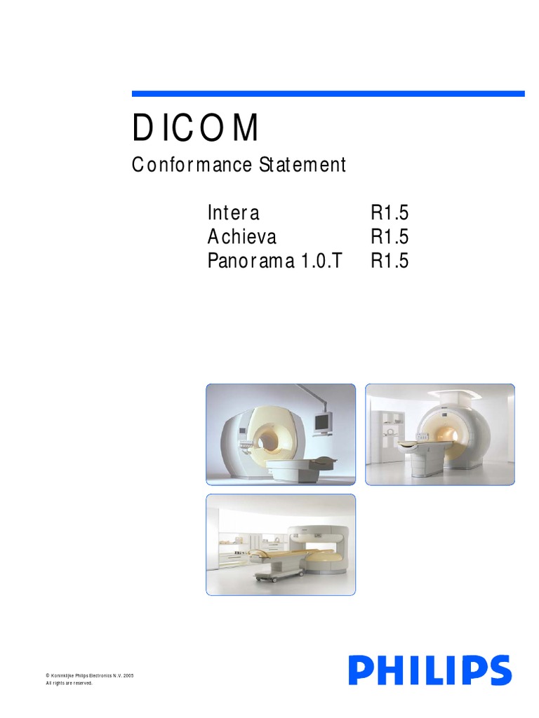 DICOM Conformance Statement Achieva R1.5 | PDF | Computing | Computer Science