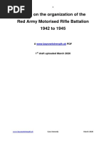 Soviet Tank Corps Organization in WW2 | PDF | Battalion | Tanks