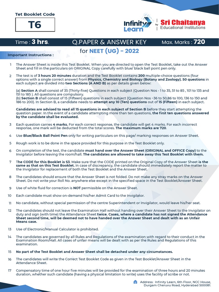 Set T6 Final-With-Key Answer | PDF | Magnetic Field | Capacitance