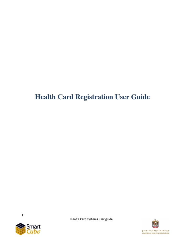 Health Card Registration User Guide | PDF | Login | Password