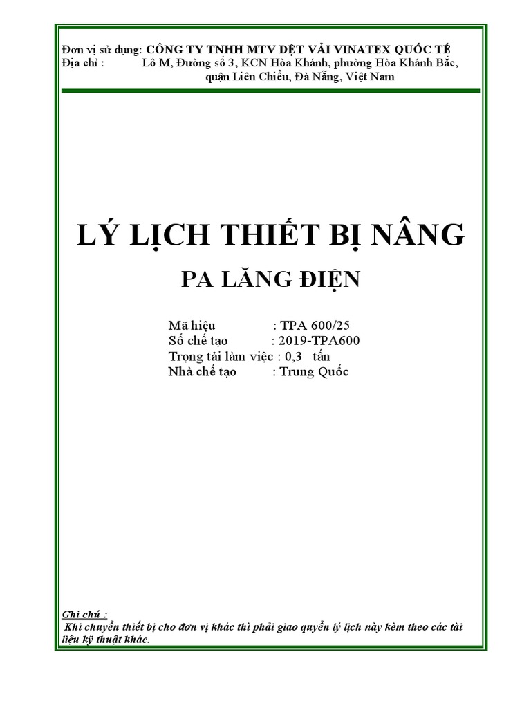 Bia Ly Lich TBN | PDF