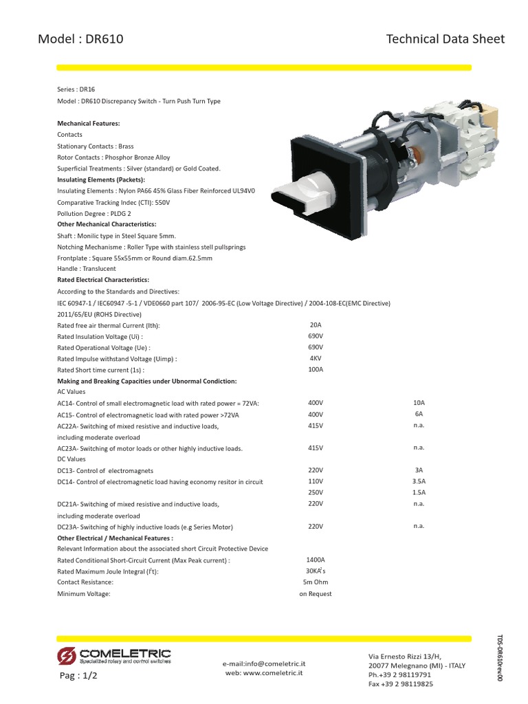 01 DR610 | PDF