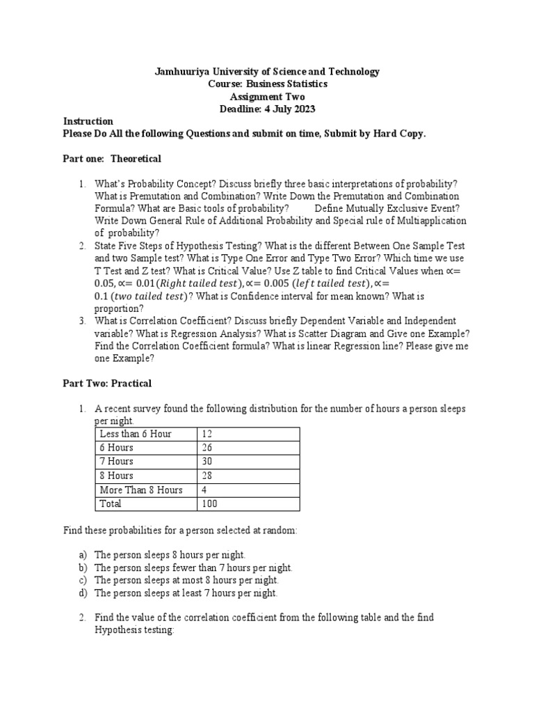 Assignment | PDF | Regression Analysis | Statistics