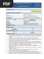 Descripcion de Puesto Auxiliar de Despacho | PDF | Logística | Business