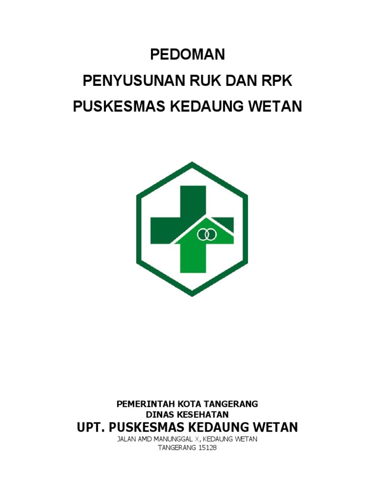 Pedoman Ruk RPK Puskesmas Kedaung Wetan | PDF