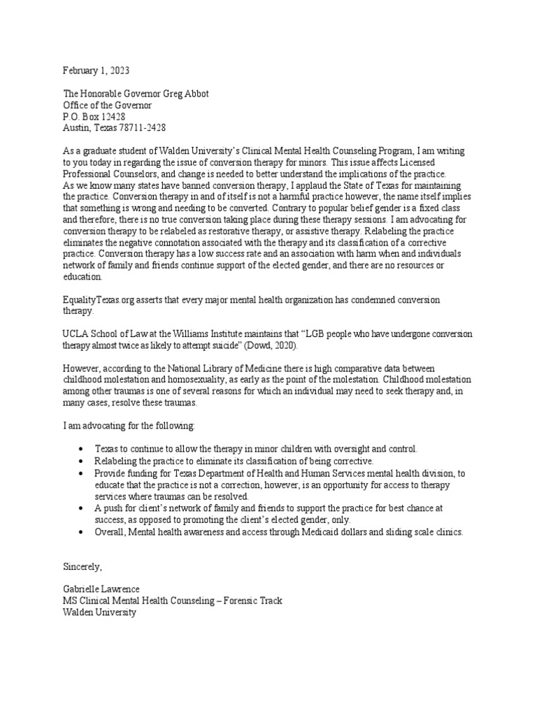 Letter To Congress Template (VLLD 16) | PDF