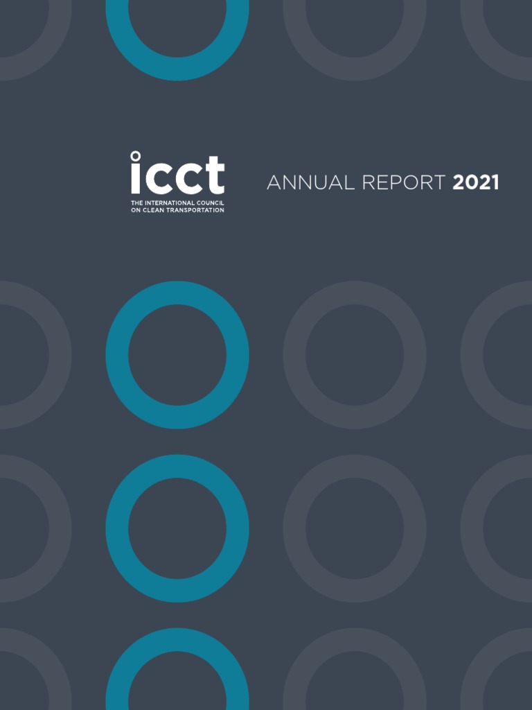 Icct Annual Report 2021 Pdf Climate Change Mitigation Low Carbon