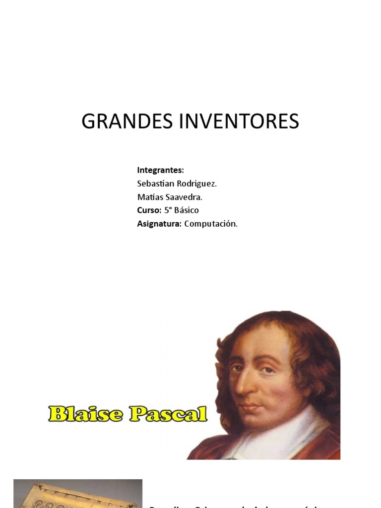 Grandes Inventores | PDF