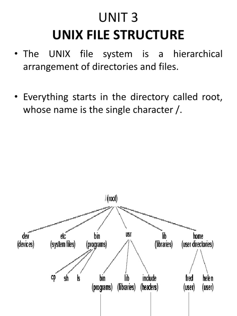3 1 Unix Ppts Pdf Pointer Computer Programming File System 6184