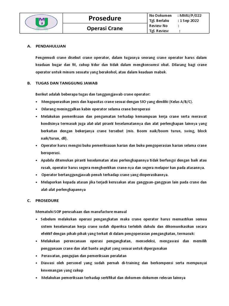 Prosedura Crane | PDF