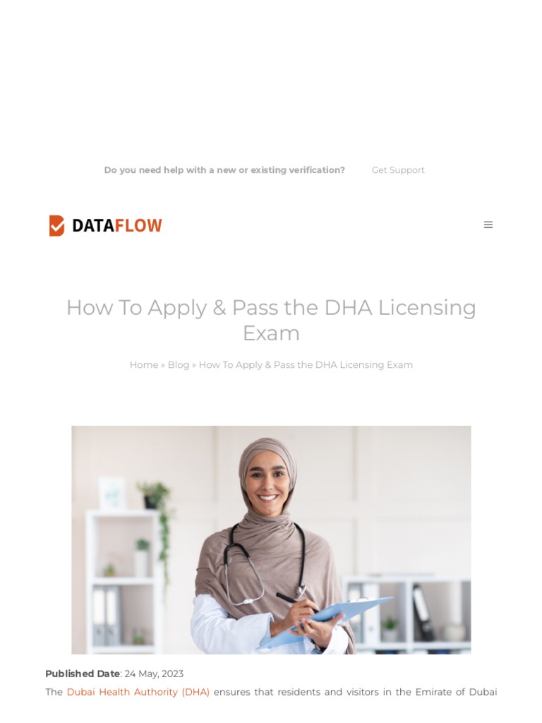 How To Apply & Pass The DHA Licensing Exam - DataFlow Group | PDF ...