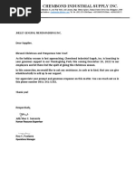 Turn Over Letter Sample | PDF | Technology & Engineering