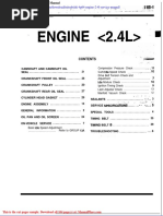 Toyota 2l T 3l Engine Repair Manual | PDF