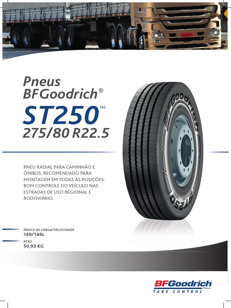 275 BFgoodrich | PDF | Pneu | Veículos