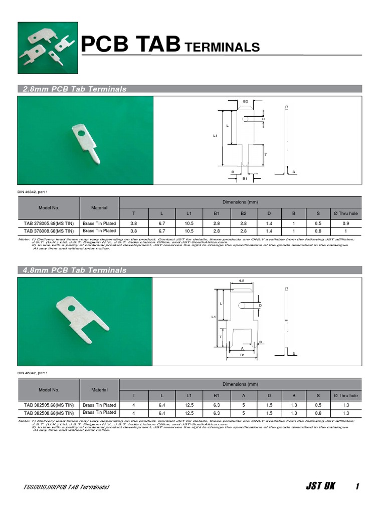 TSSC010.00 (PCB Tabs) - 3 | PDF | Physical Sciences | Materials Science
