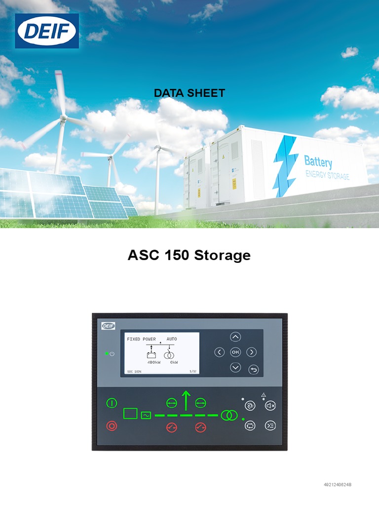 Asc 150 Storage Data Sheet 4921240624 Uk | PDF