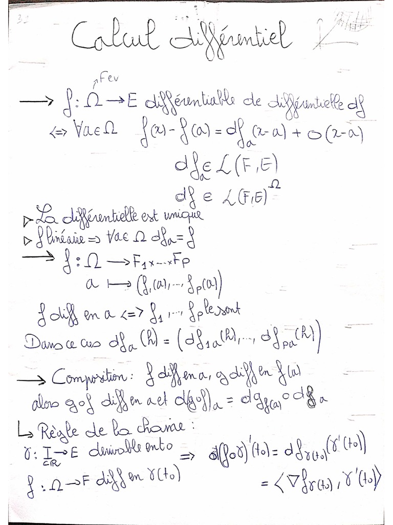 Calcul Differentiel | PDF