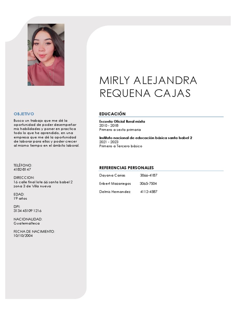 Curriculum Alejandra | PDF