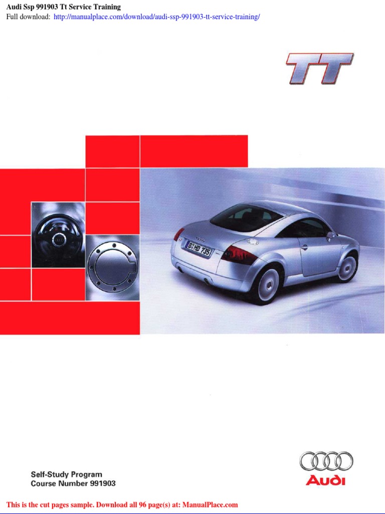 Audi SSP 991903 TT Service Training | PDF