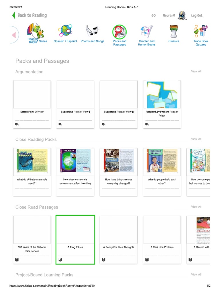 Reading Room - Kids A-Z | PDF