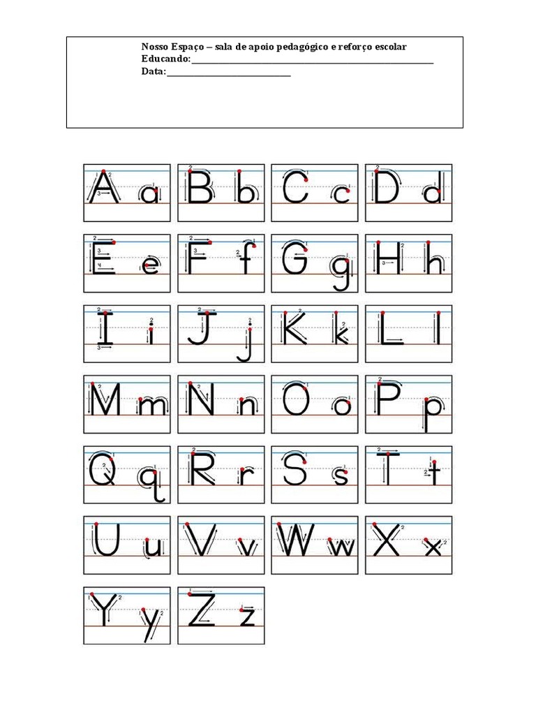 Alfabeto Script | PDF