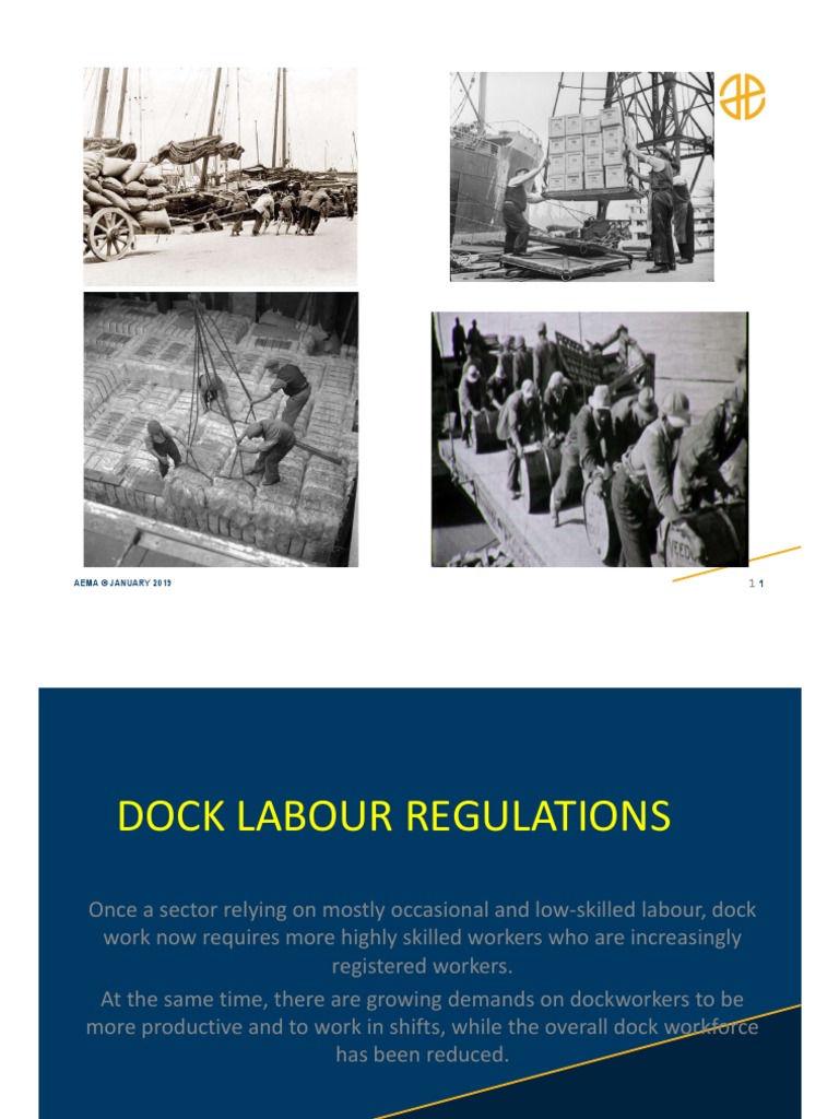 Dock Labour Safety Regulations | PDF | Labour Law | Crane (Machine)