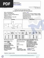 WPS Format For ISO 15614-1 PQR | PDF | Welding | Construction