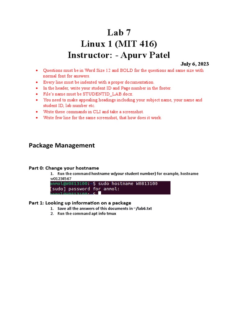Lab 7 W0813100 1 | PDF | Software | Computing