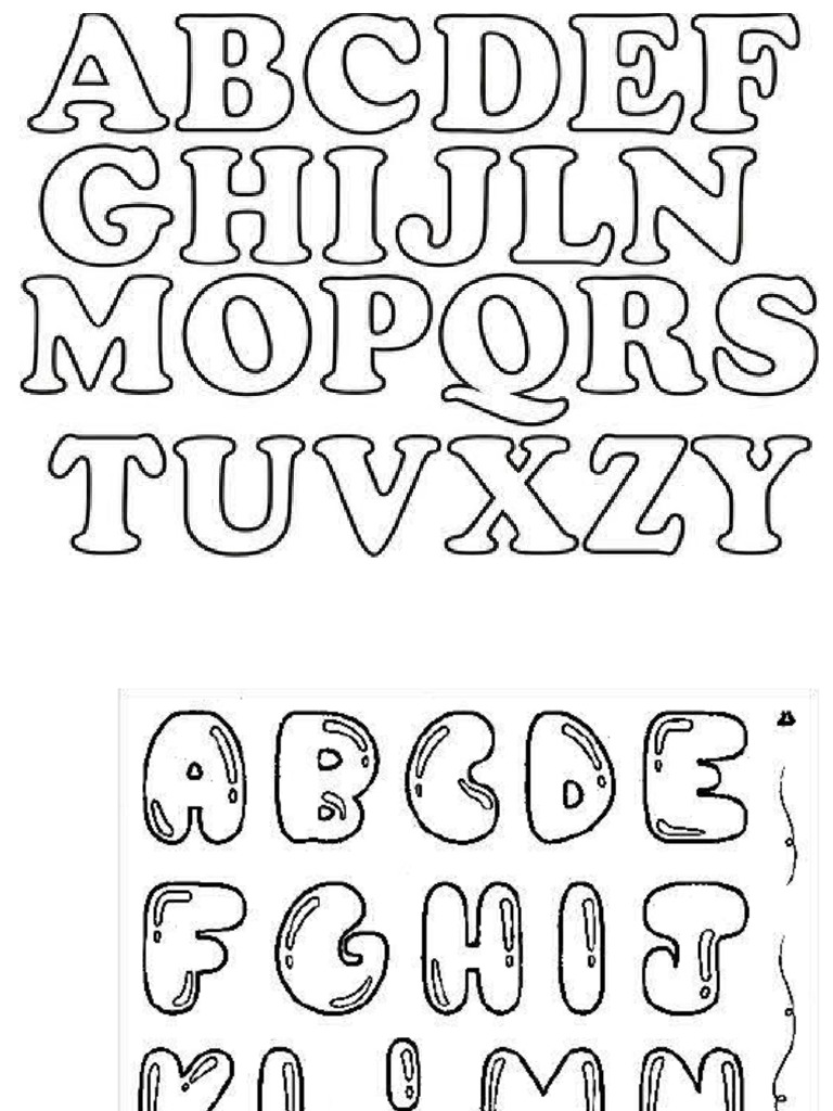 Molde de Letras | PDF