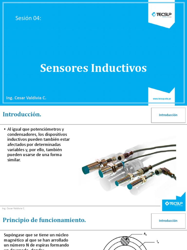 S04. - Sensores Inductivos | PDF | Equipo | Ciencia de los Materiales